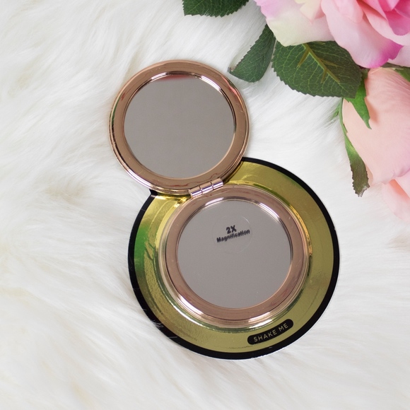 bebe | Makeup | Bebe Gold Glitter Compact Mirror | Poshmark